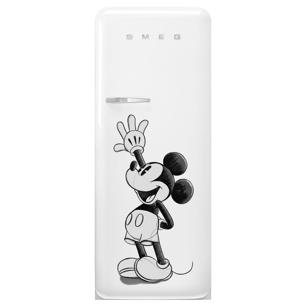 Smeg FAB28RDMM5 Retro Refrigerator Right Hand Hinge – MICKEY MOUSE ...
